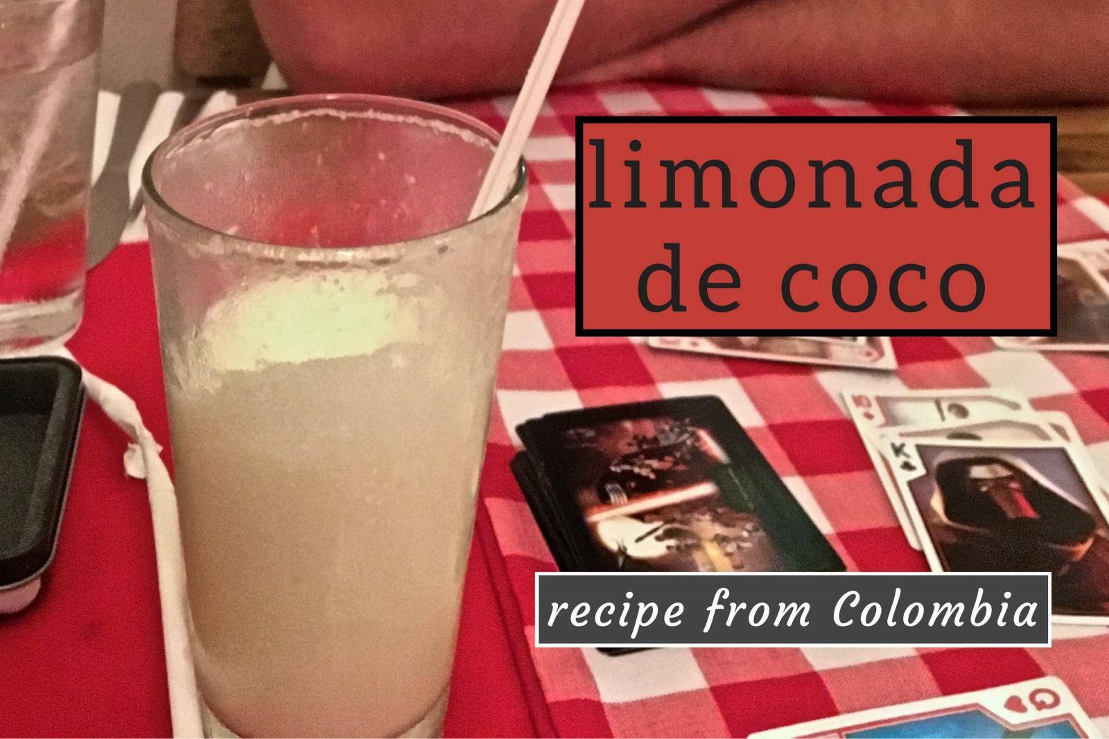 Recipe for Colombian limonada de coco (coconut/lime juice smoothie ...
